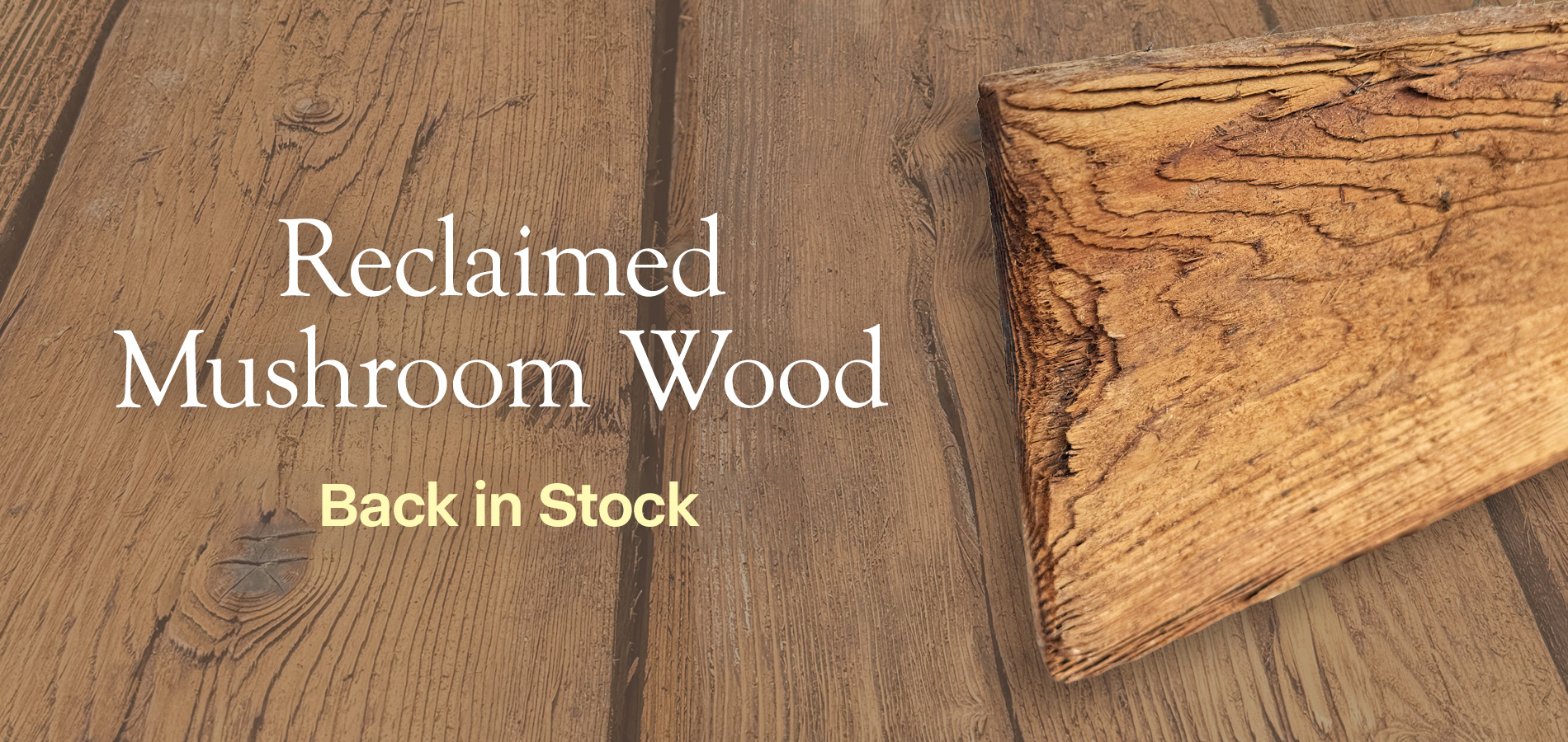 Back in Stock: Reclaimed Mushroom Board - Mason's Mill & Lumber Co.