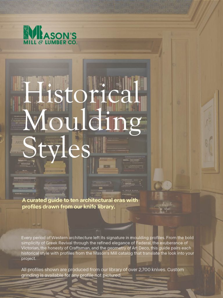Moulding Profiles - Mason's Mill & Lumber Co.
